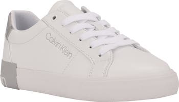 Calvin Klein Cathee Faux Leather Sneaker (Women) | Nordstromrack