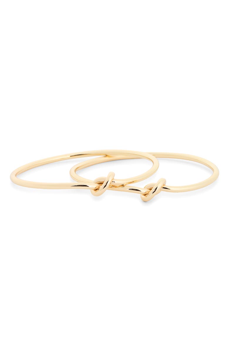 NORDSTROM RACK Set of 2 Knot Bangle Bracelets | Nordstromrack