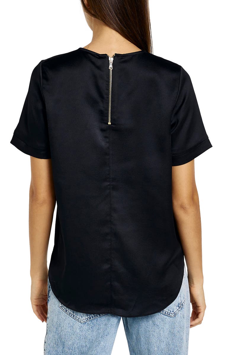 River Island Pocket Satin Top | Nordstromrack