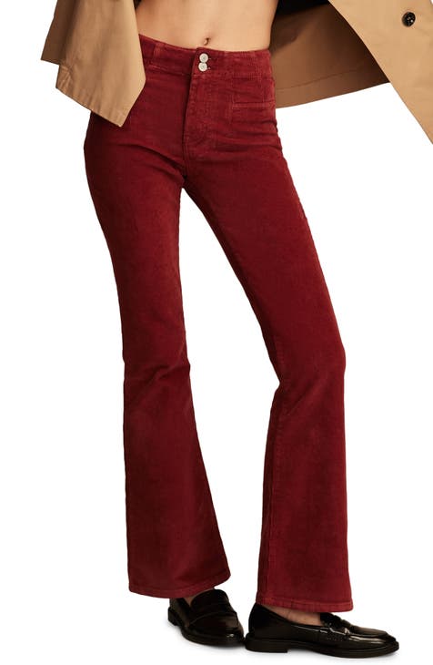 Women's Red Corduroy Pants | Nordstrom