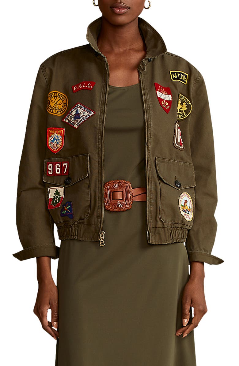 Polo Ralph Lauren Patch Canvas Jacket | Nordstrom