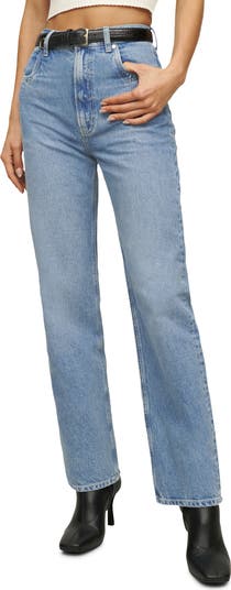 Reformation Cowboy Pointed Pocket High Waist Straight Leg Jeans | Nordstrom