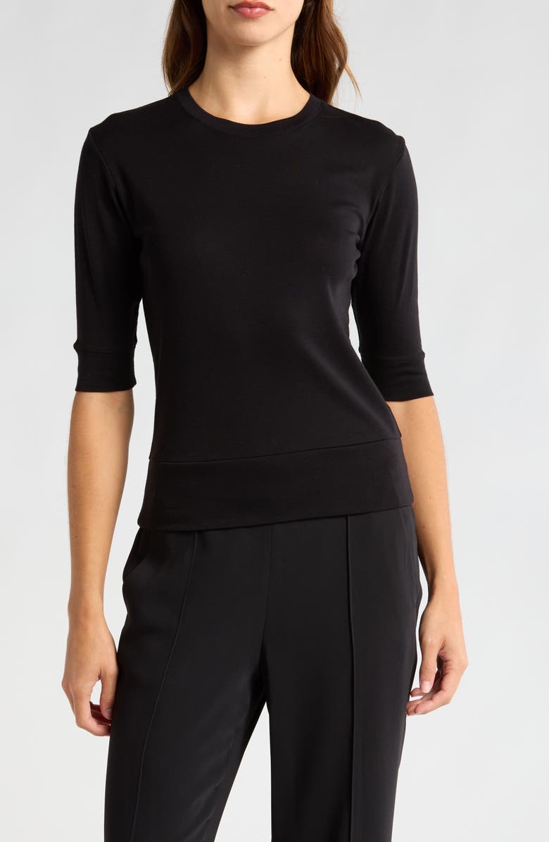 Vince Cotton Elbow Sleeve Sweater | Nordstromrack
