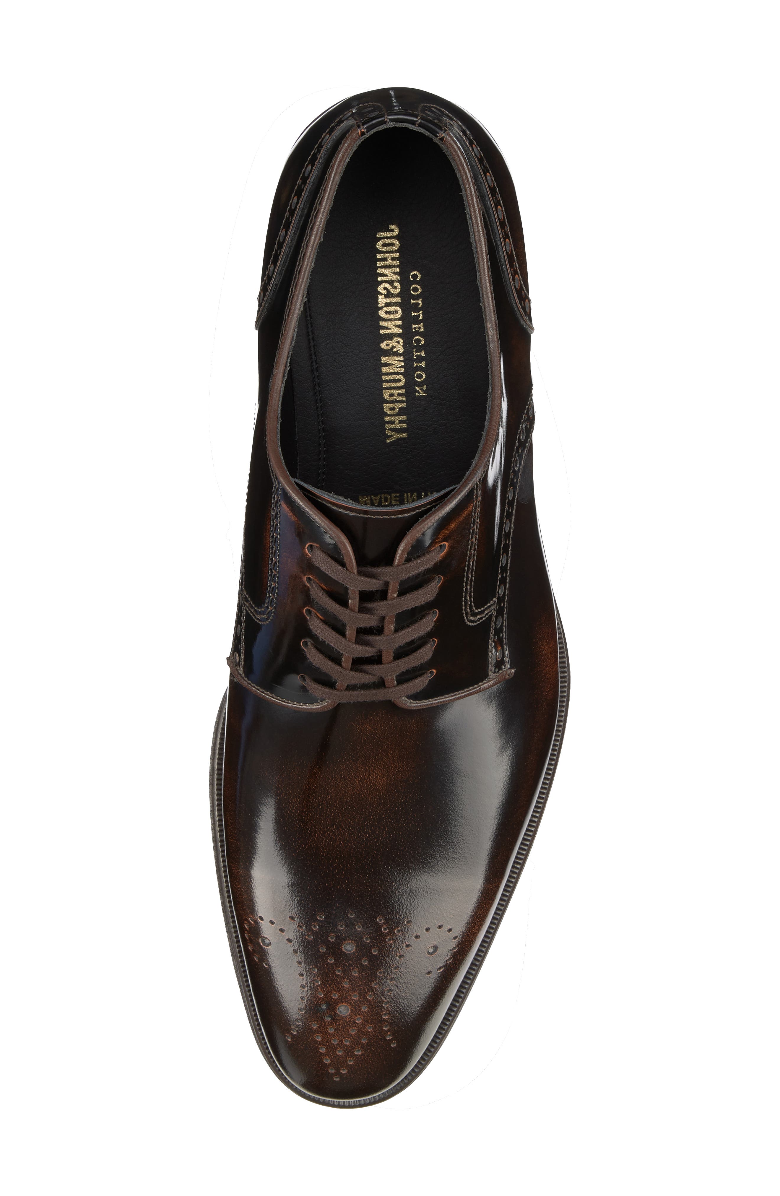 JOHNSTON & MURPHY COLLECTION Flynn Medallion Toe Derby (Men ...