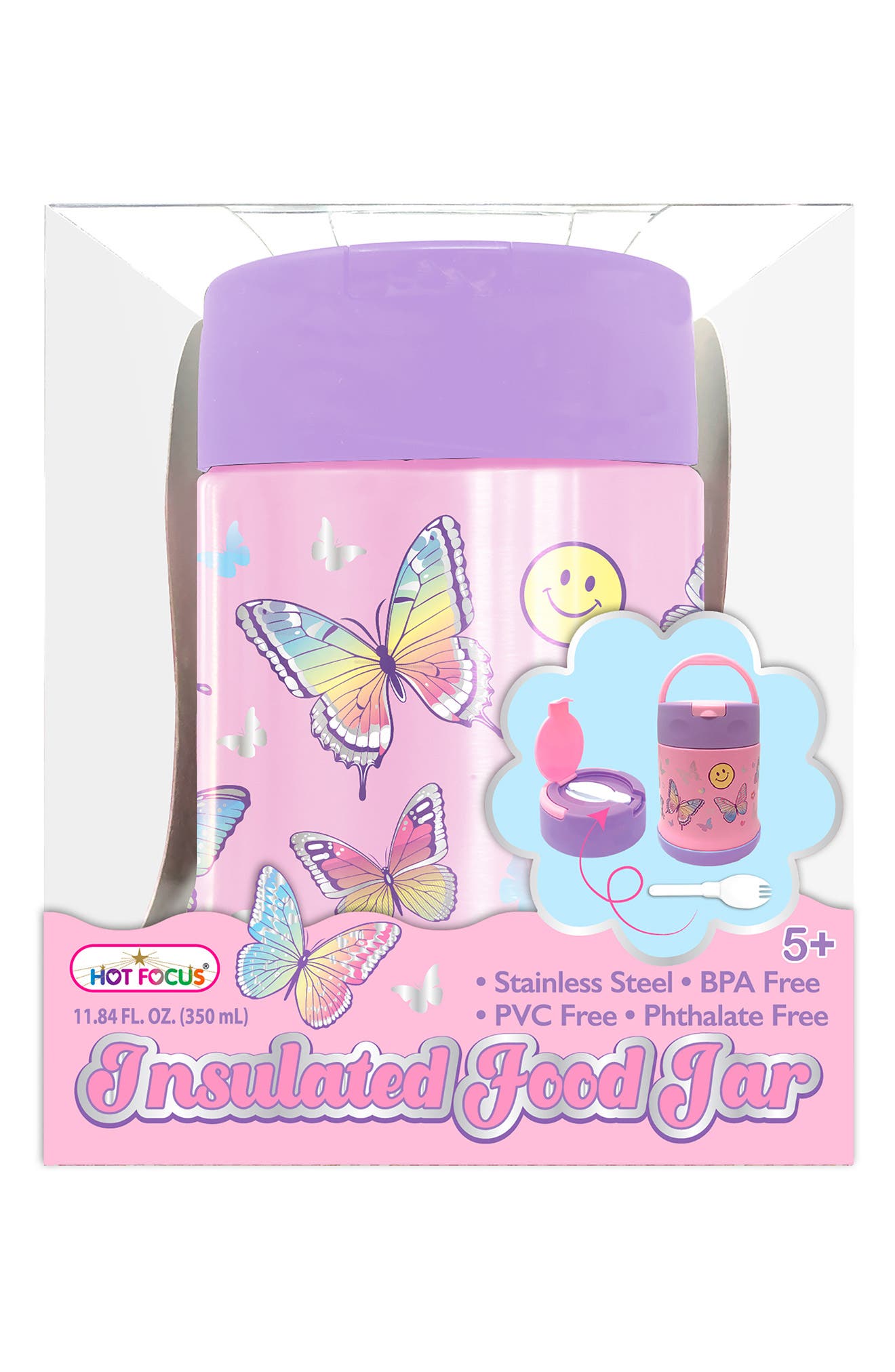 HOT FOCUS Kids' Butterfly Insulated Food Jar | Nordstromrack