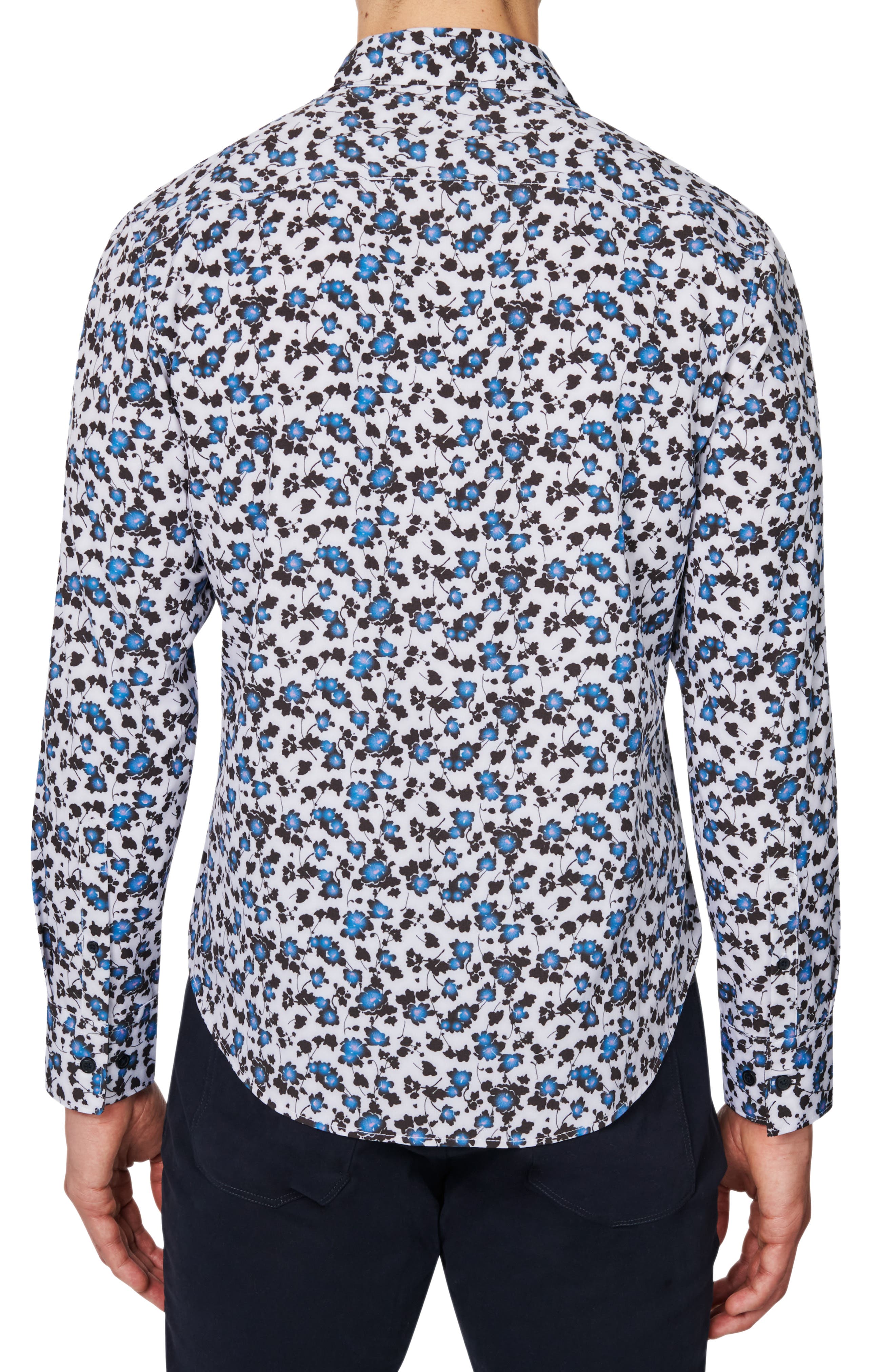 CONSTRUCT Floral Print Performance Shirt | Nordstromrack