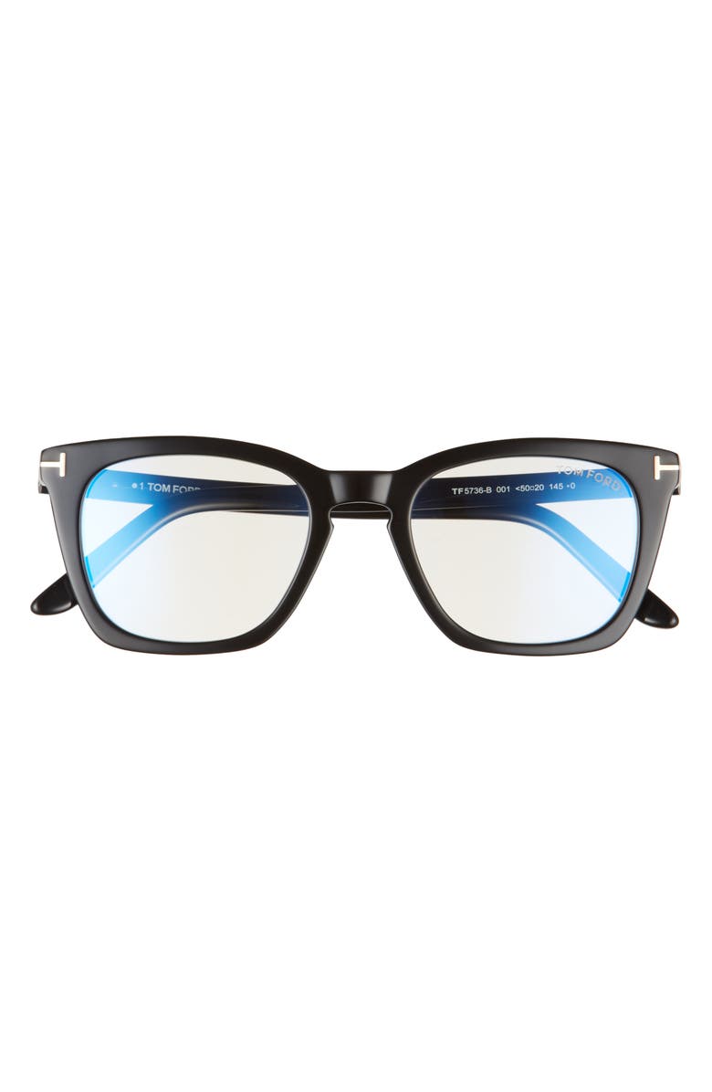 TOM FORD 50mm Small Blue Light Blocking Glasses | Nordstrom