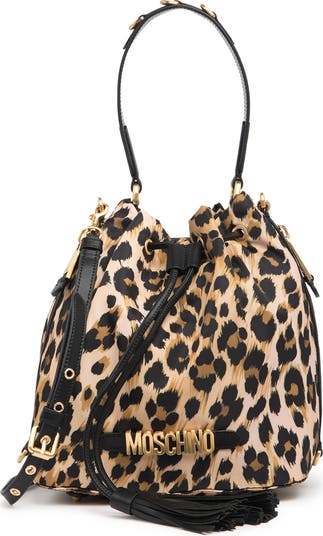 Moschino Leopard Print Bucket Bag | Nordstromrack