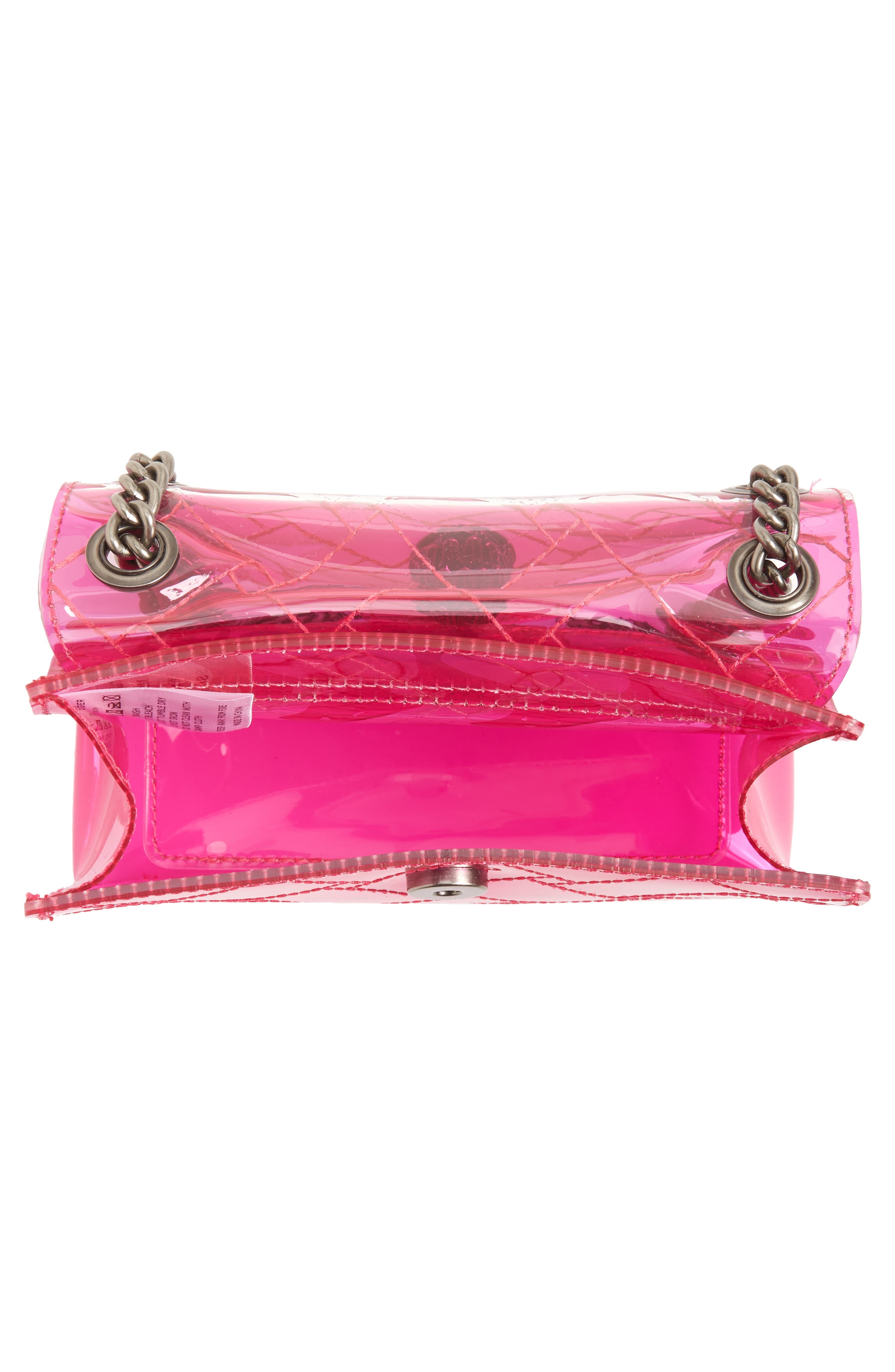 Kurt Geiger London Rainbow Shop Mini Kensington Transparent Shoulder ...