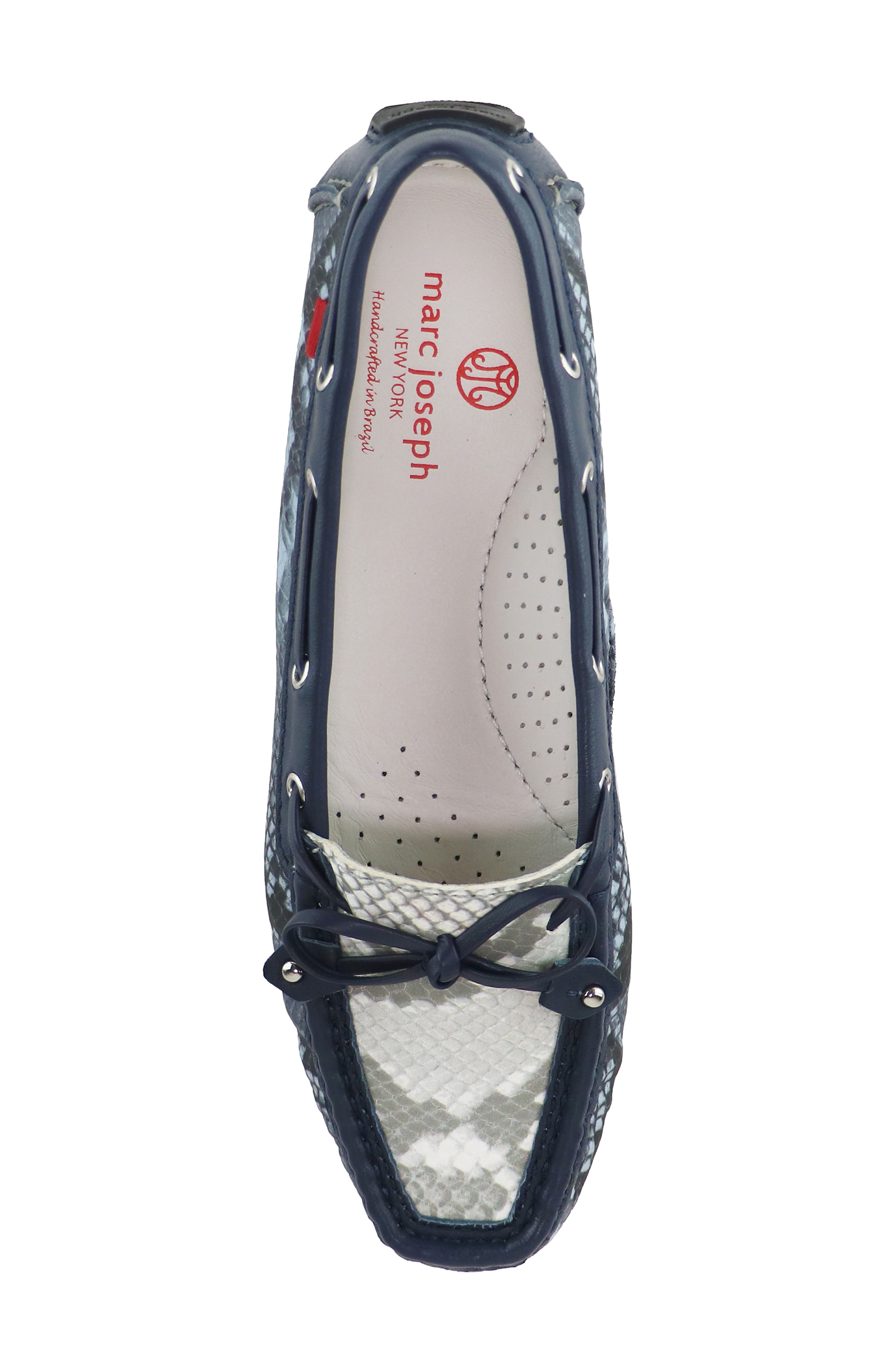 Marc Joseph New York Cypress Hill Snakeskin Embossed Loafer (Women ...