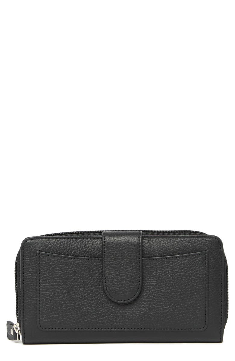 MUNDI SMALL LEATHER GOODS MUNDI Leather Zip Tab Wallet | Nordstromrack