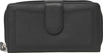 MUNDI SMALL LEATHER GOODS MUNDI Leather Zip Tab Wallet | Nordstromrack