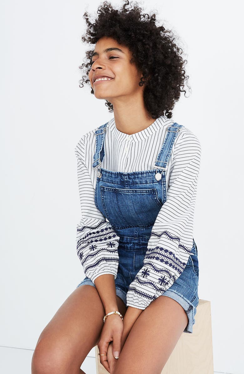 Madewell Adirondack Short Overalls | Nordstrom