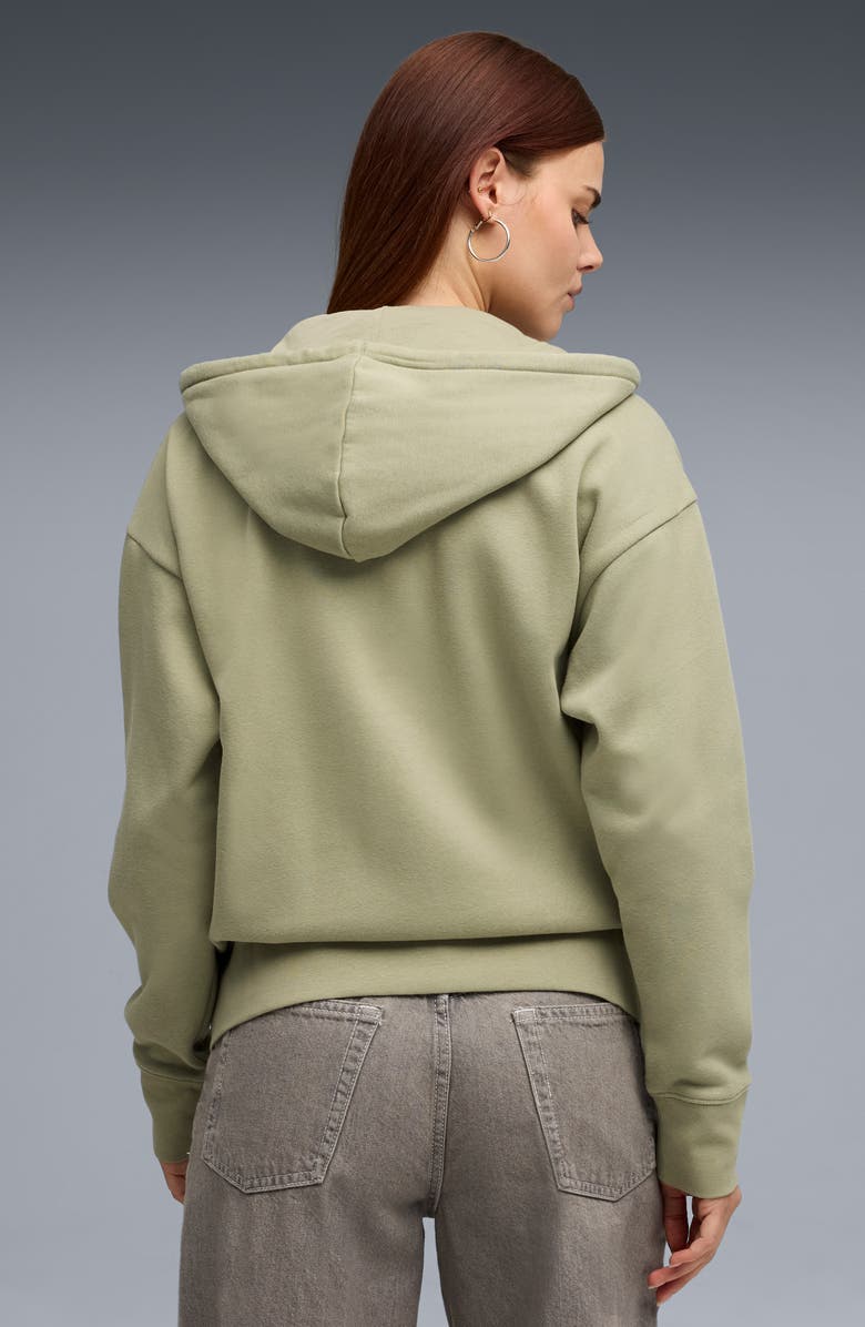 PUMA Relaxed Fit Full Zip Fleece Hoodie | Nordstromrack