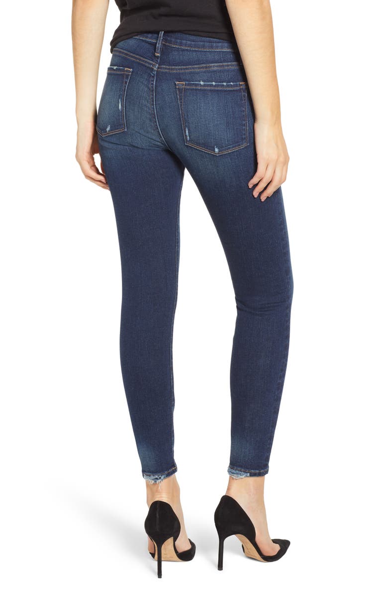 FRAME Le Skinny de Jeanne High Waist Skinny Crop Jeans | Nordstromrack