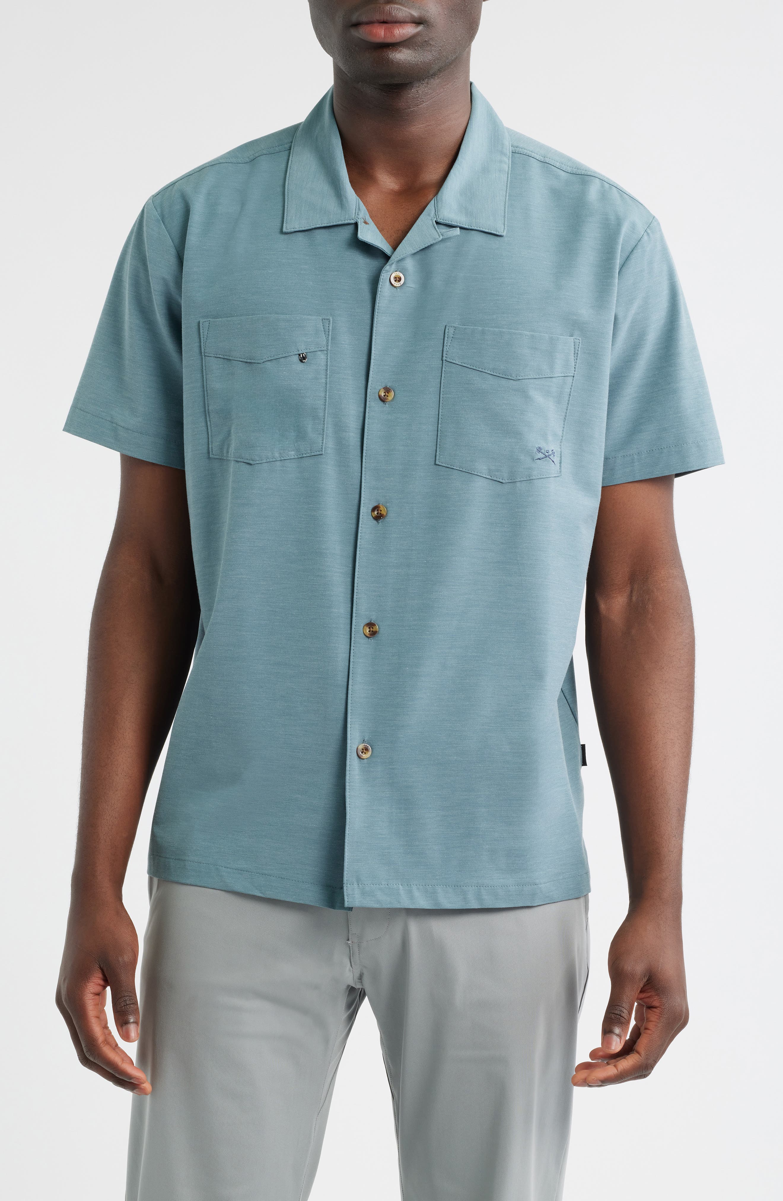 DARK SEAS Evergreen Camp Shirt | Nordstrom