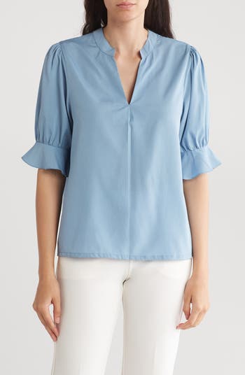 AREA STARS Tonya Split Neck Top | Nordstromrack