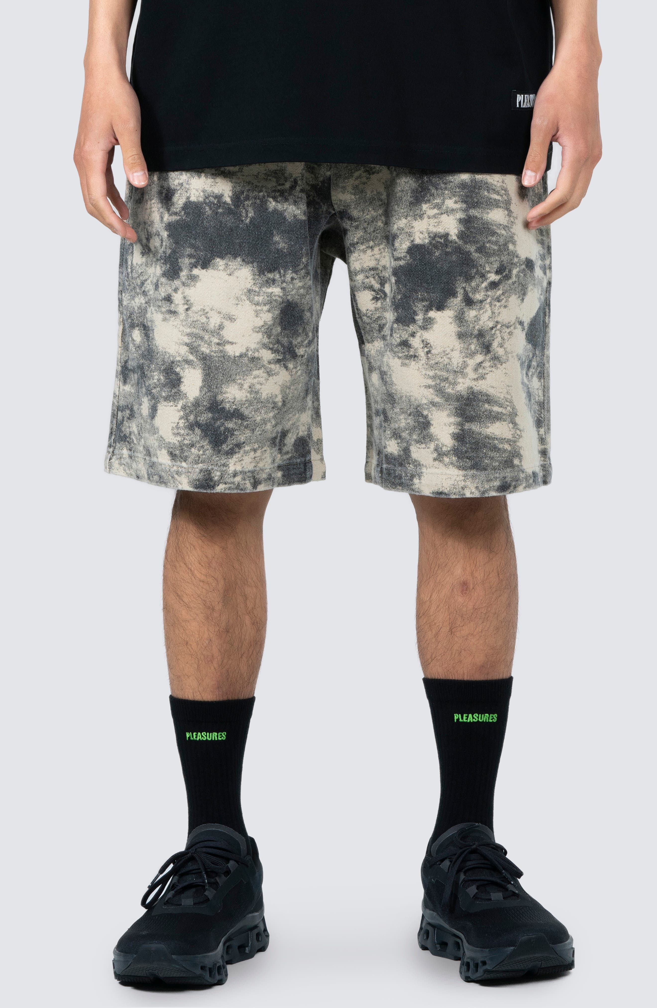 PLEASURES Cyclone Logo Shorts | Nordstromrack