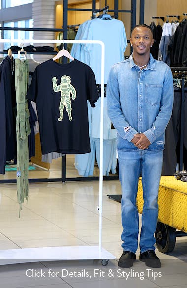 Billionaire Boys Club Astronaut Diamond Dollar Cotton Graphic T-Shirt ...