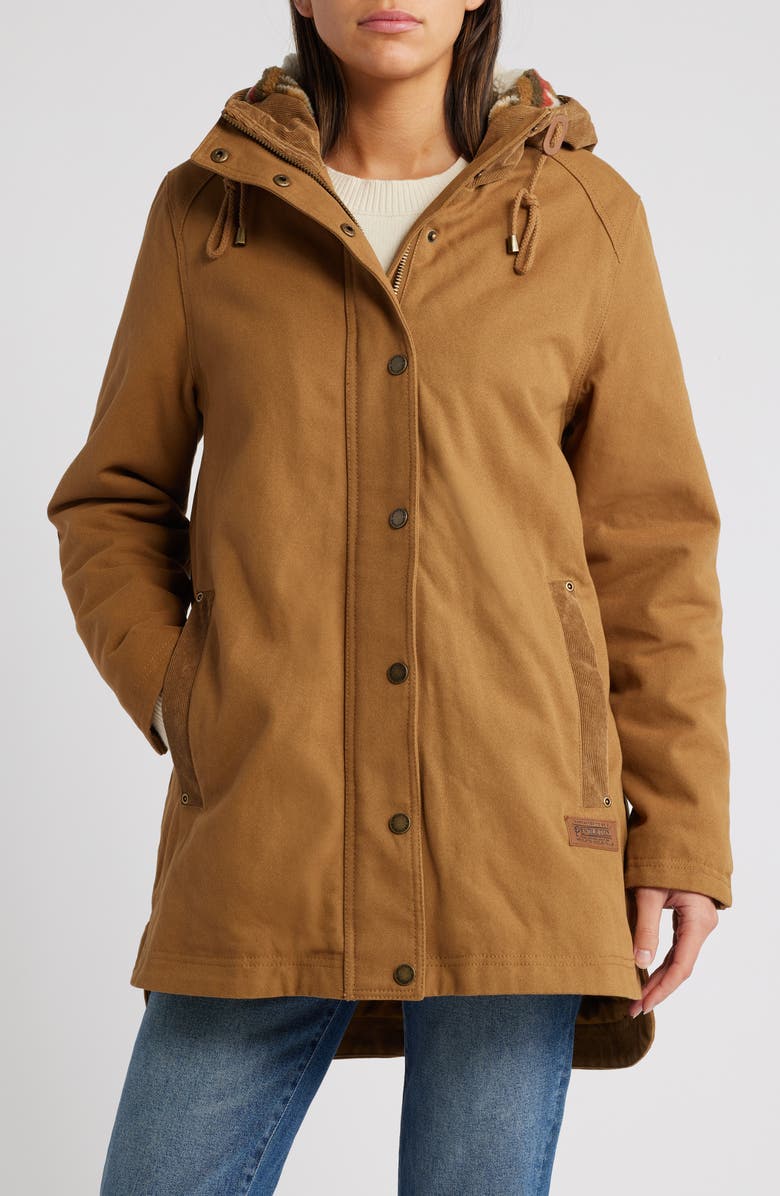 Pendleton Cedar Creek Water Resistant Faux Shearling Lined Hooded ...
