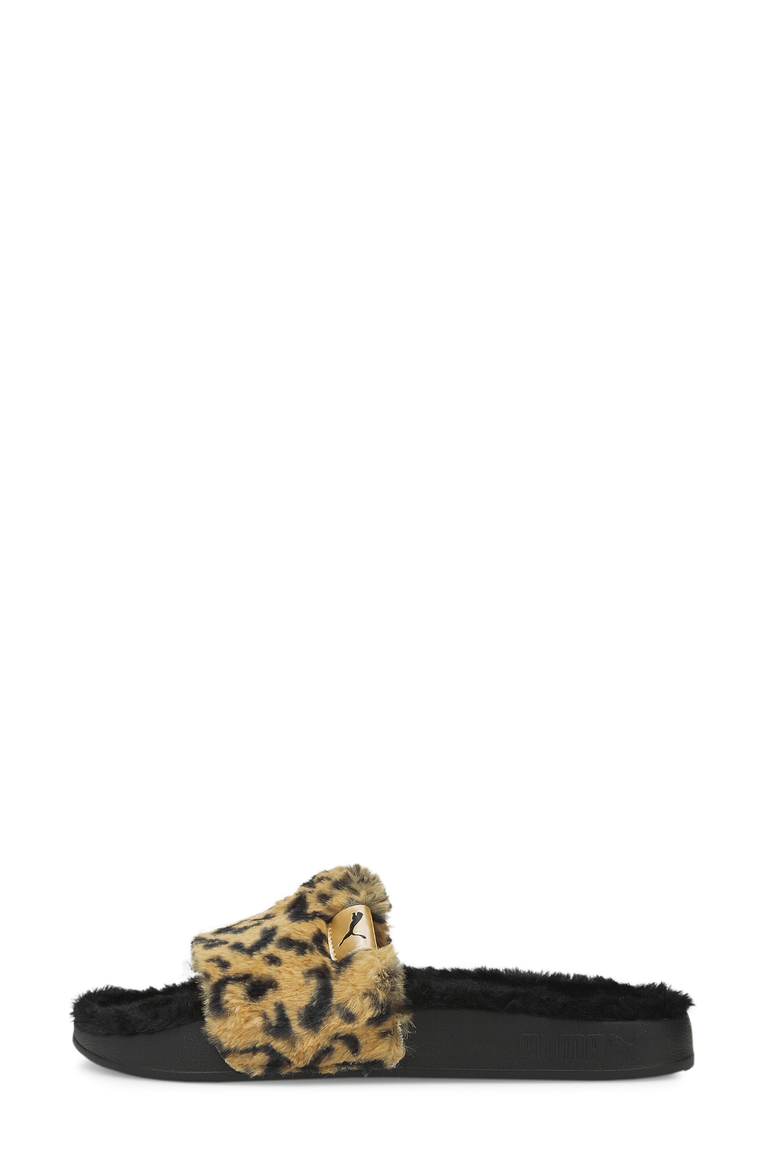 PUMA Leadcat 2.0 Faux Fur Slide Sandal (Women) | Nordstrom