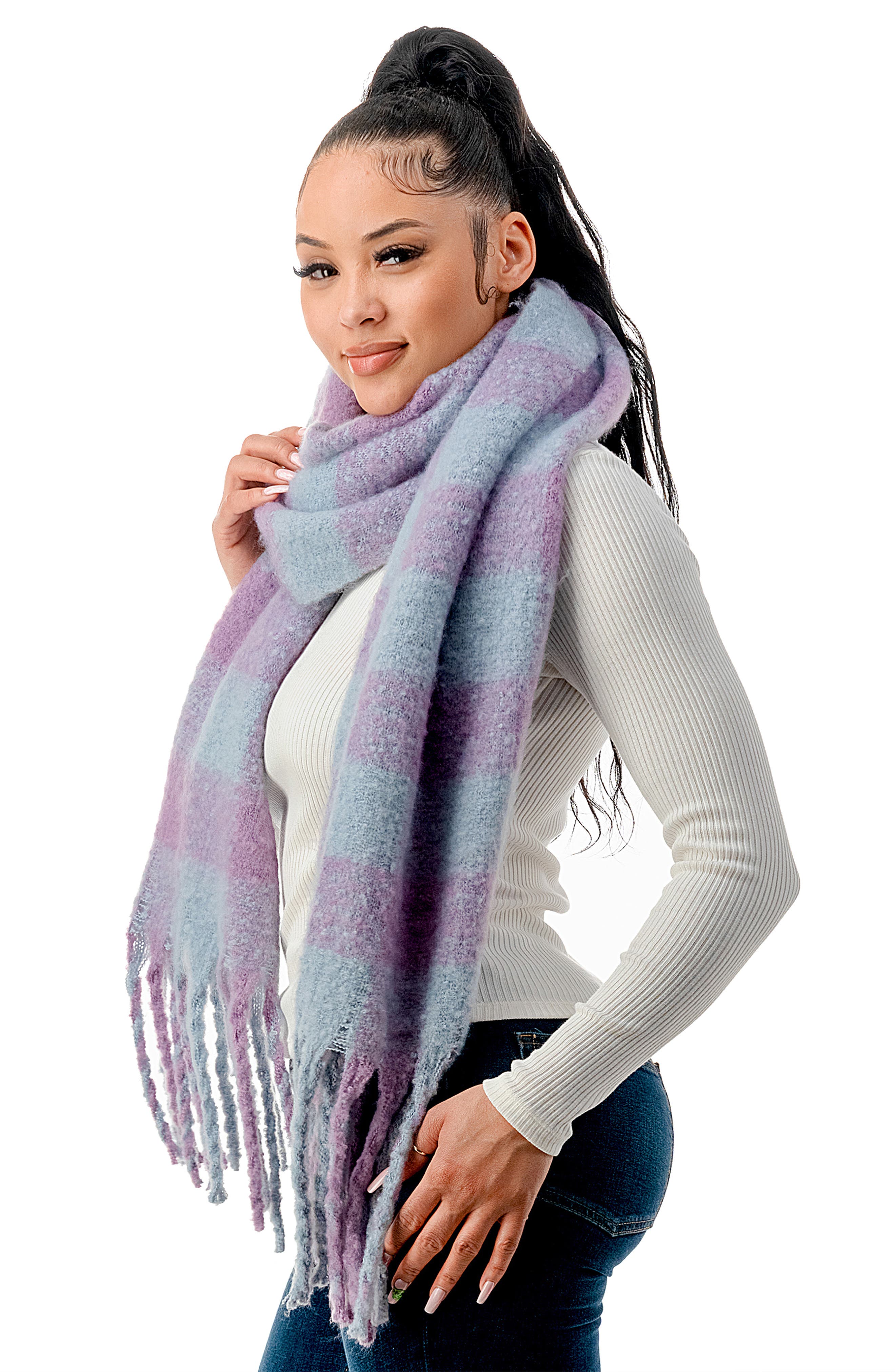 MARCUS ADLER Plaid Scarf | Nordstromrack