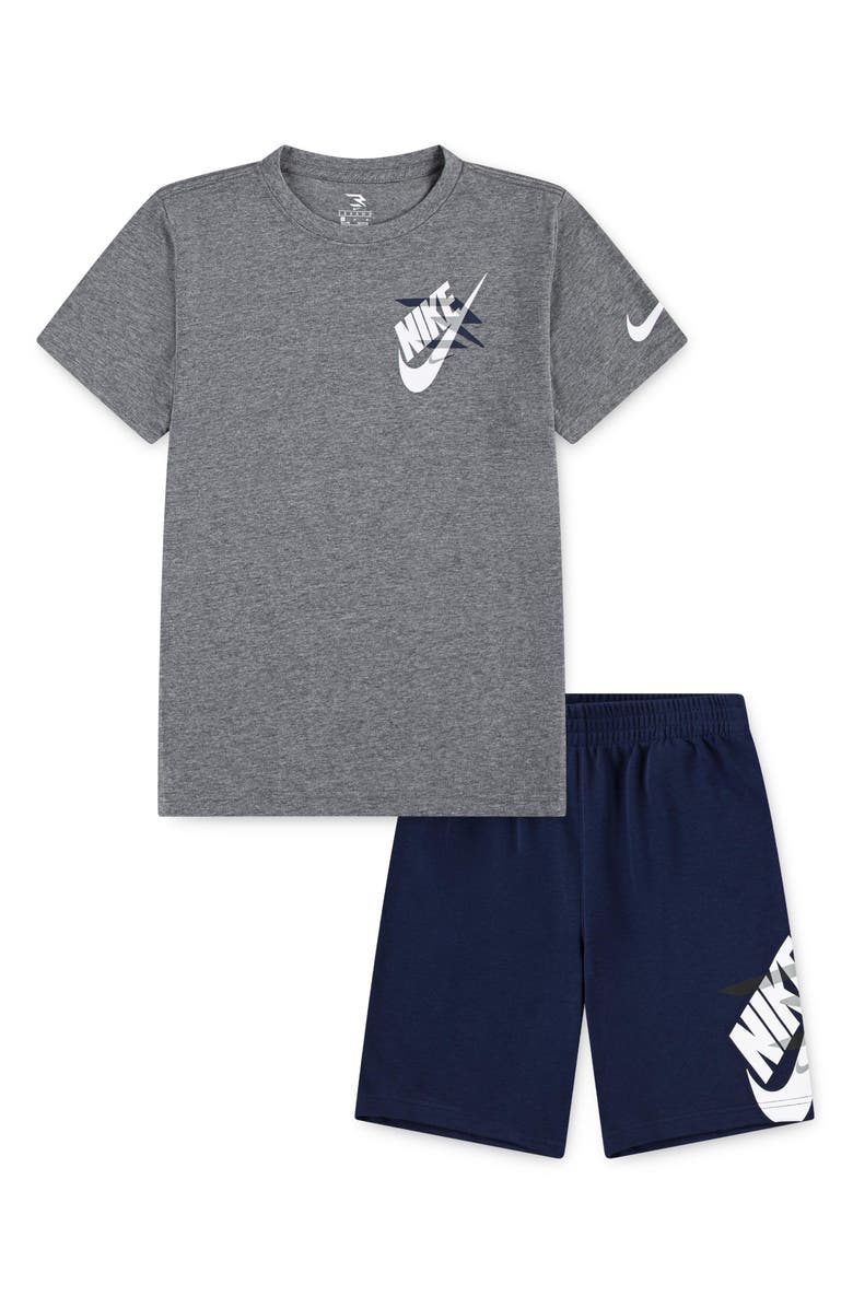 3 Brand Kids' Icon Duo T-Shirt & Shorts Set | Nordstromrack