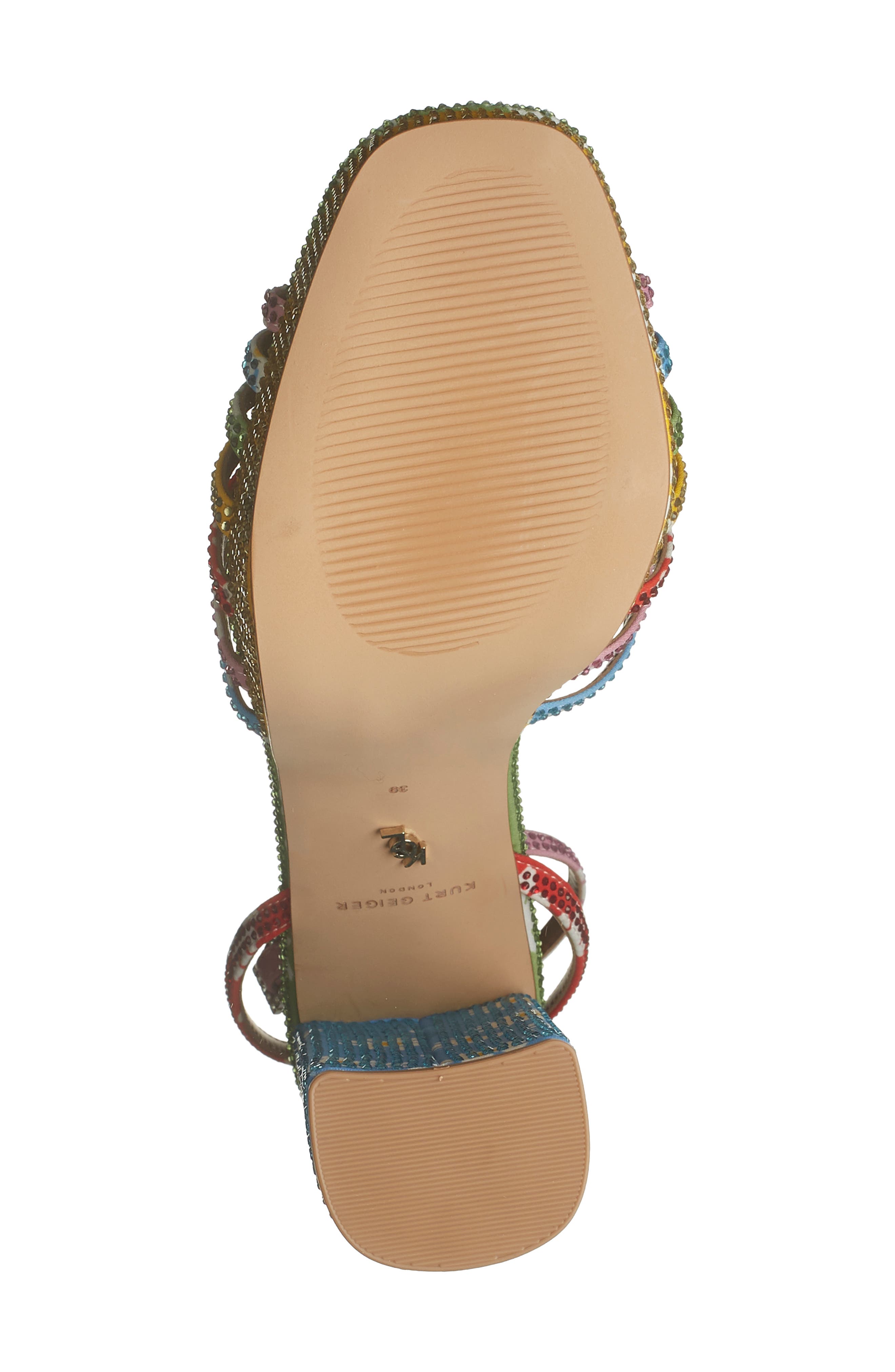 Kurt Geiger London Pierra Floral Rainbow Platform Sandal (Women ...