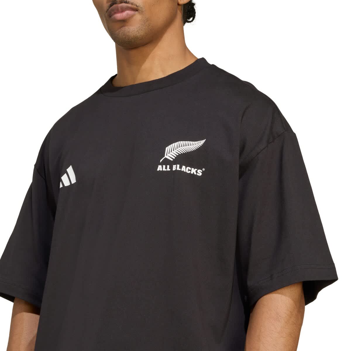 adidas Men's adidas Black New Zealand Rugby Presentation Future Icon T ...