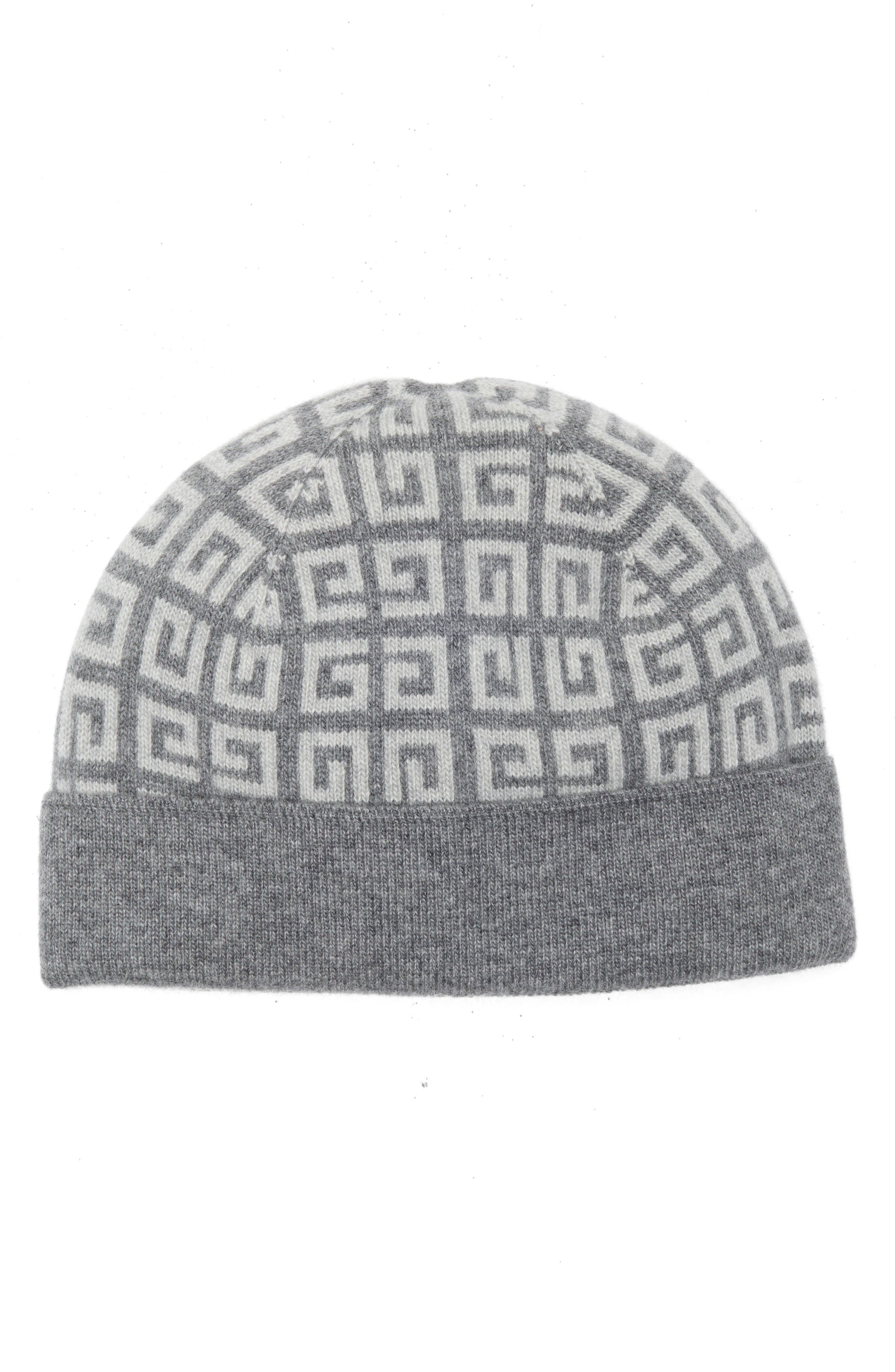 Givenchy Logo Jacquard Wool & Cashmere Beanie | Nordstromrack