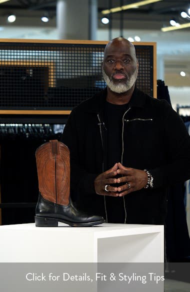 Frye Nash Deco Western Boot (Men) | Nordstrom