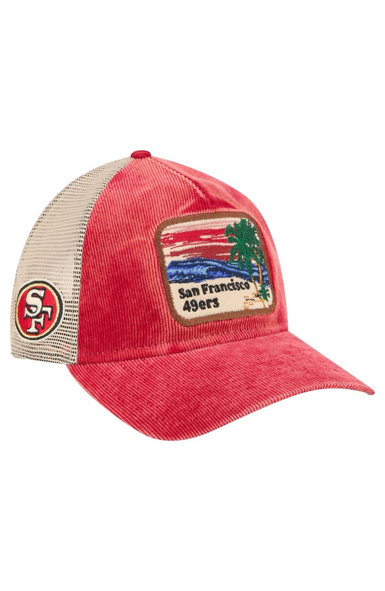 New Era Men's New Era Scarlet/Cream San Francisco 49ers Vintage ...