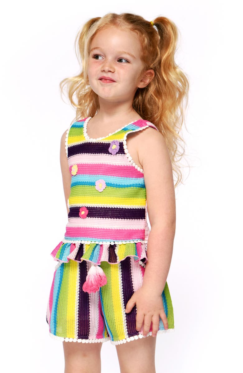 Sara Sara Kids' Stripe Peplum Tank | Nordstromrack