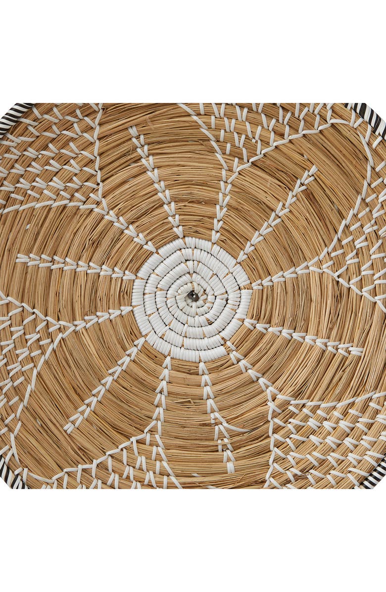 GINGER BIRCH STUDIO Brown Seagrass Handmade Basket Plate Wall Decor ...