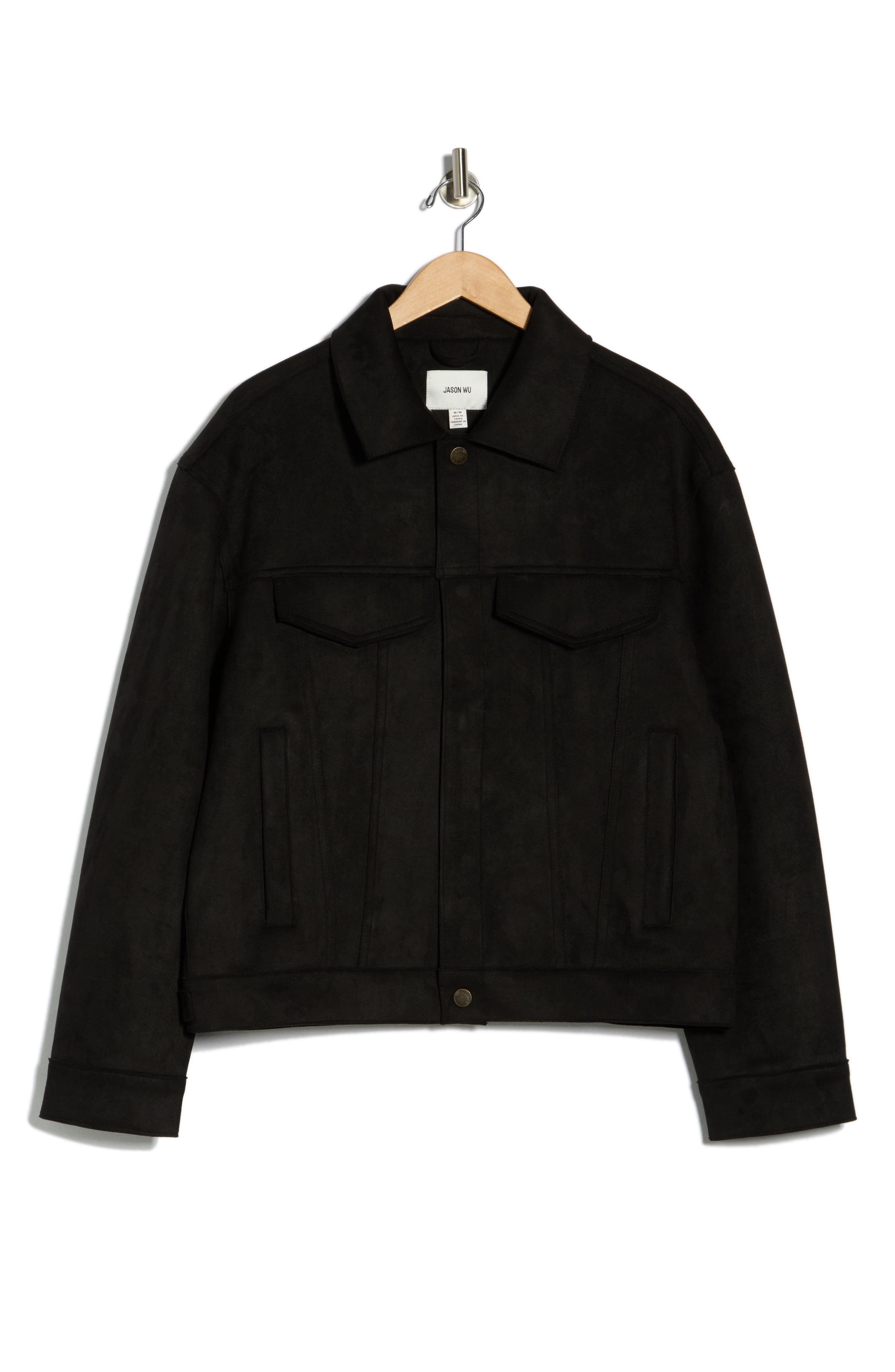 JASON WU Faux Suede Trucker Jacket | Nordstromrack