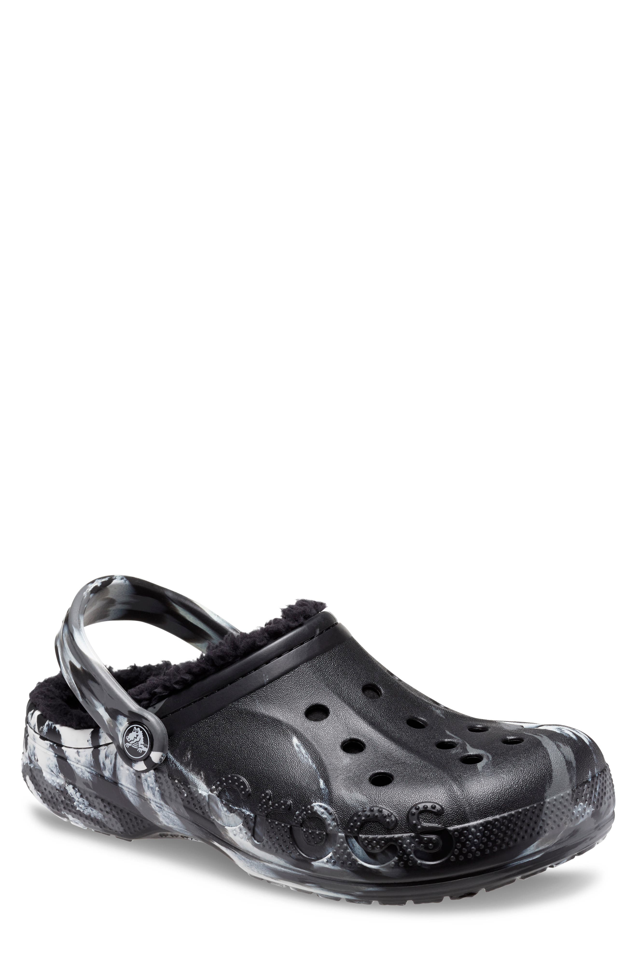 CROCS Unisex Baya Faux Fur Lined Clog Slipper | Nordstromrack
