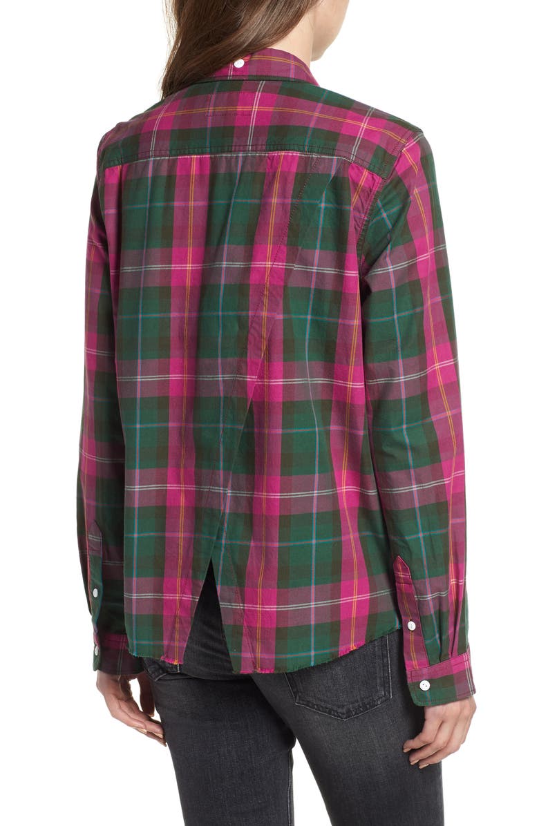 Current/Elliott The Ivie Plaid Shirt | Nordstromrack