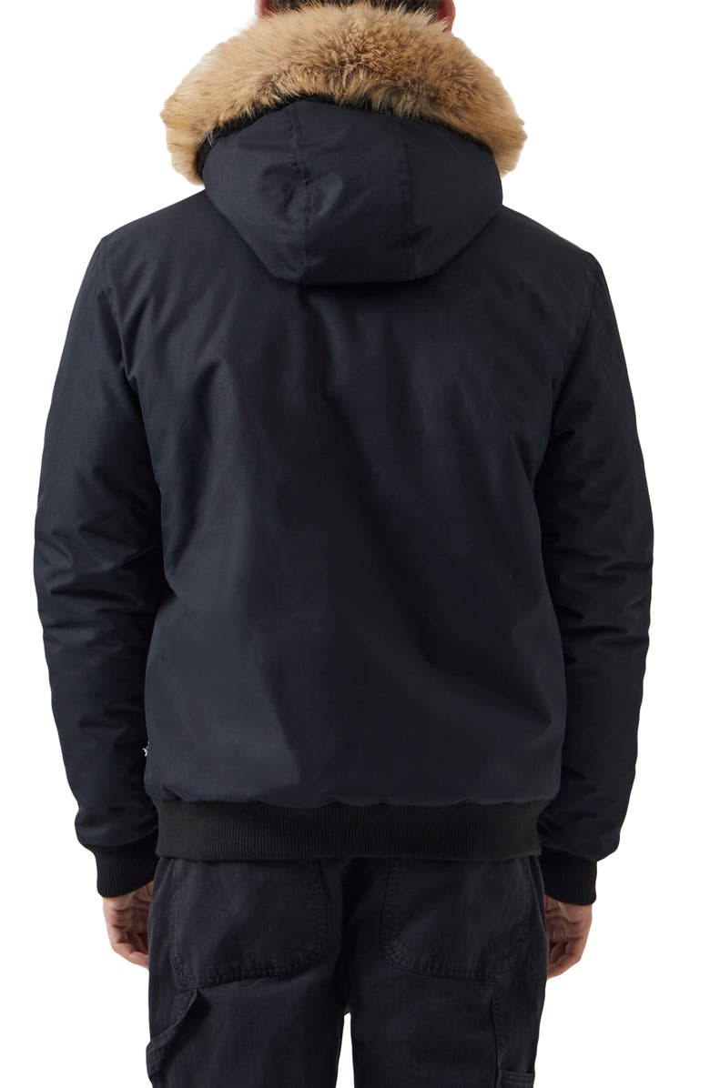 French Connection Water Resistant Parka with Faux Fur Trim | Nordstrom