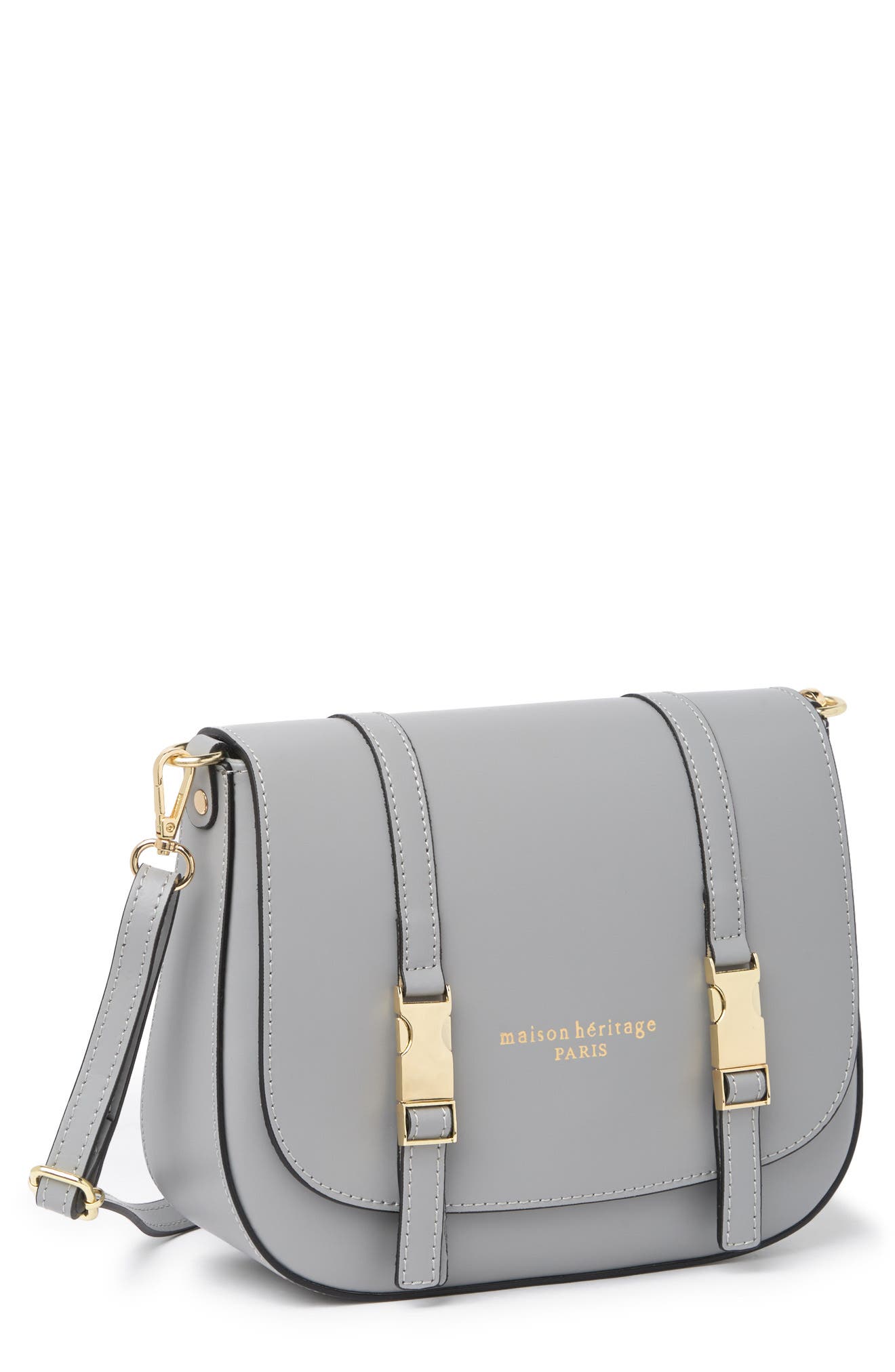 MAISON HERITAGE Besace Leather Crossbody Bag | Nordstromrack
