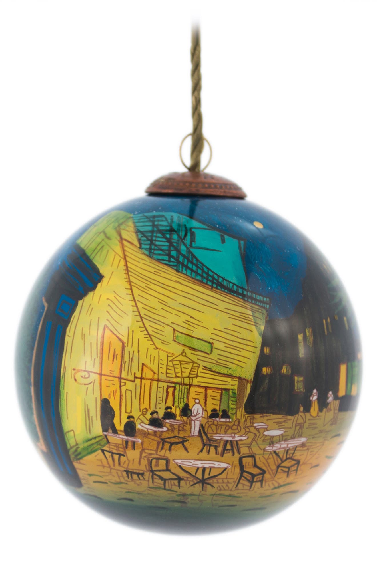 OVERSTOCK ART Set of 6 Café Terrace at Night Ornaments | Nordstromrack
