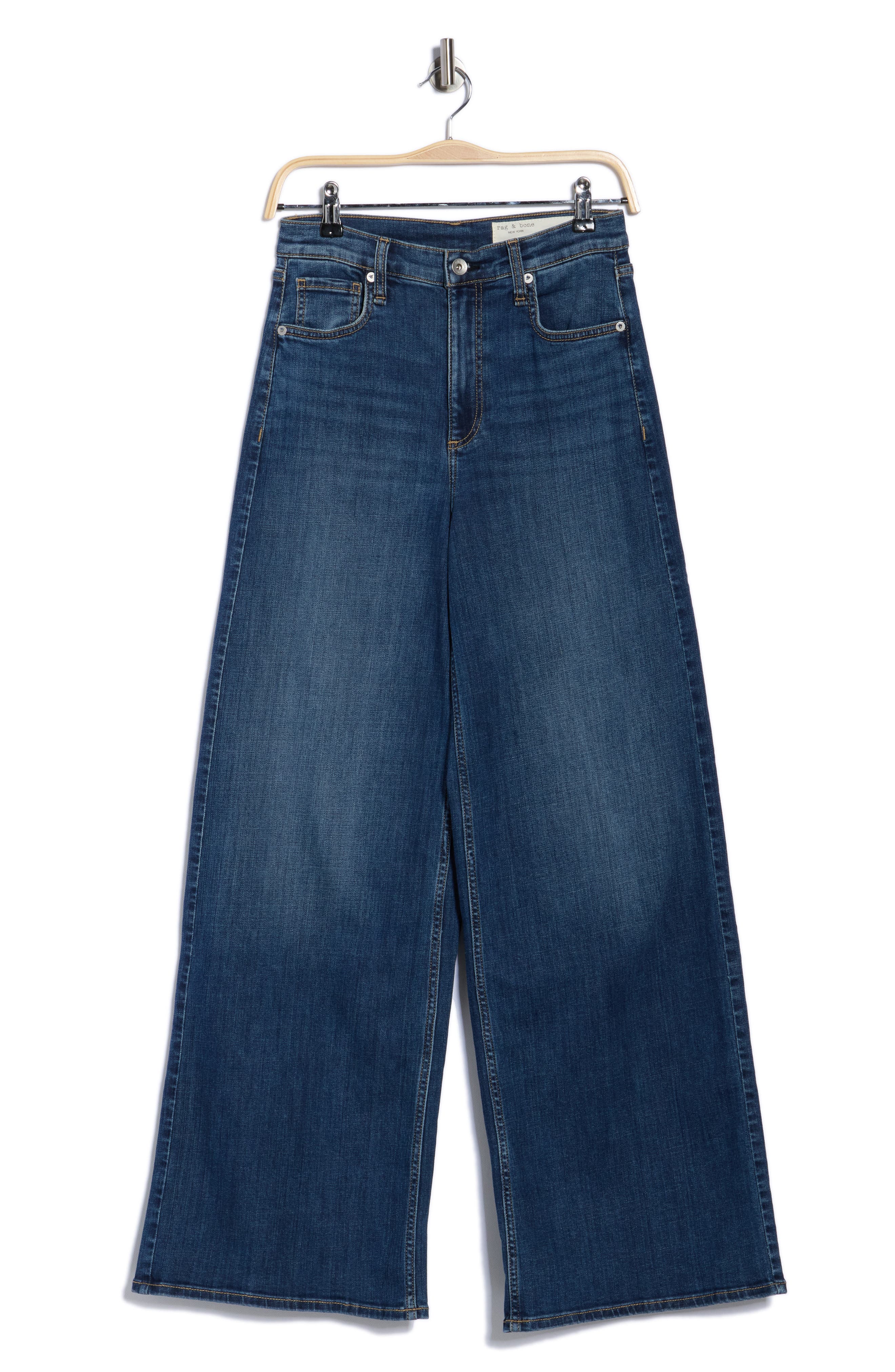 rag & bone Serena High Waist Wide Leg Jeans | Nordstromrack
