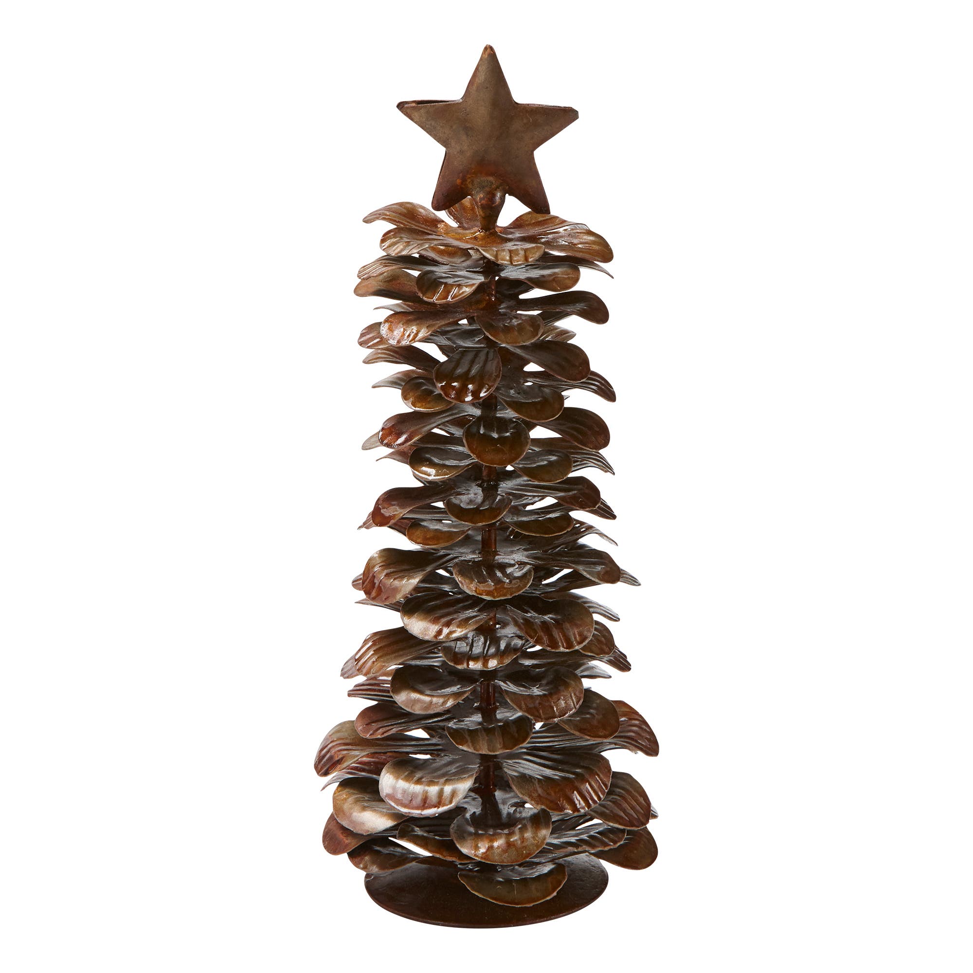 tag Pinecone Tree with Star Decorative Holiday Figurine Antique | Nordstrom