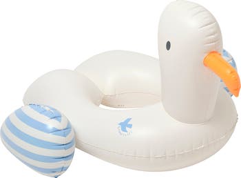 Sunnylife Sid The Seagull Tube Pool Ring Inflatable Bird Shaped Float ...