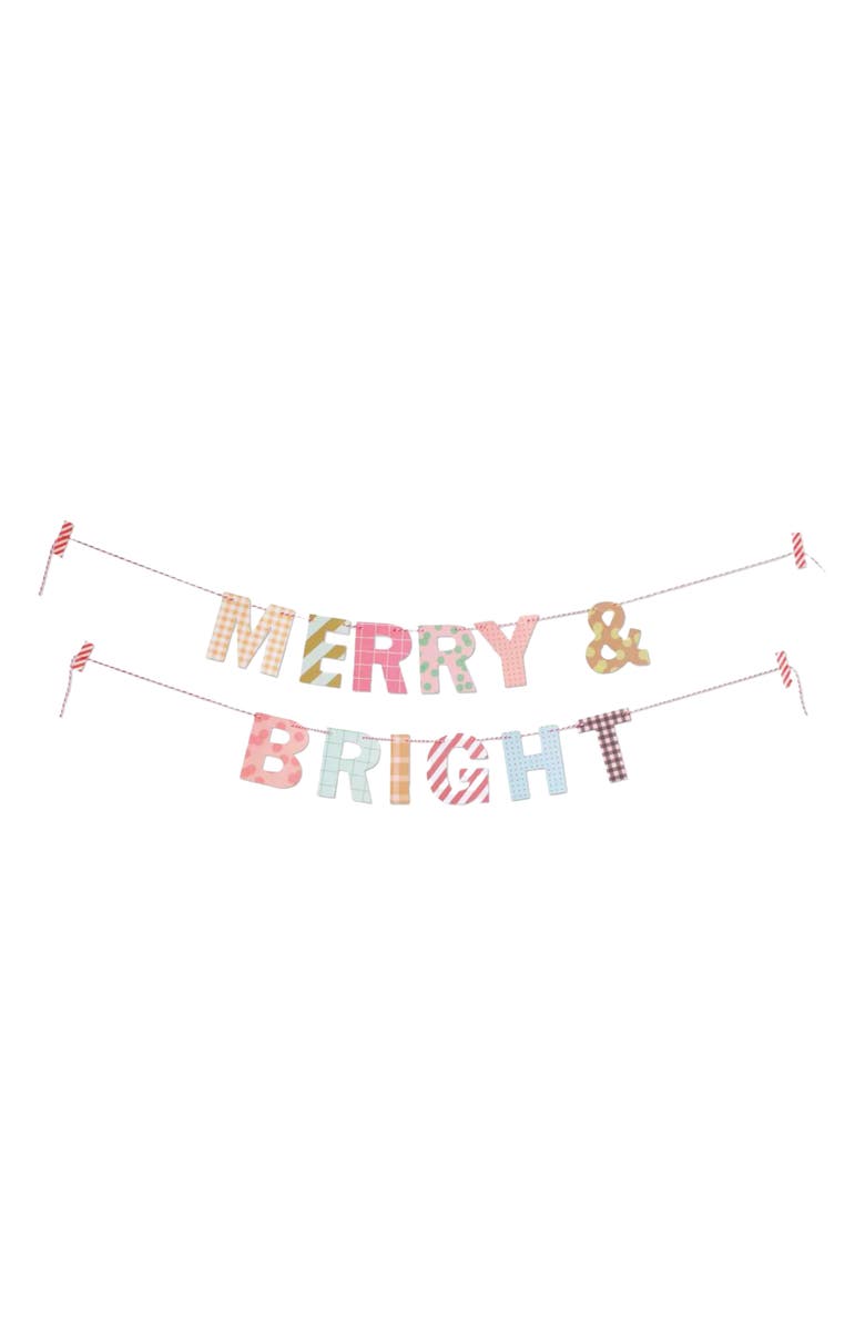 Cotton Clara Merry & Bright Cut-Out Banner Garland Kit | Nordstromrack