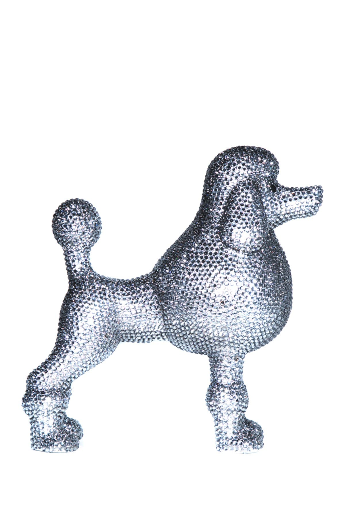 INTERIOR ILLUSIONS Plus Graphite Rhinestone Poodle Decoration ...