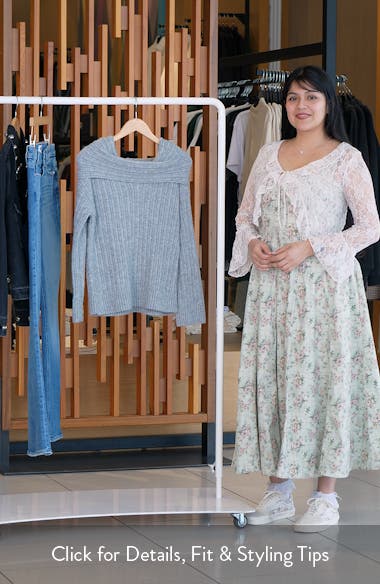 Princess Polly Snowie Off the Shoulder Sweater | Nordstrom