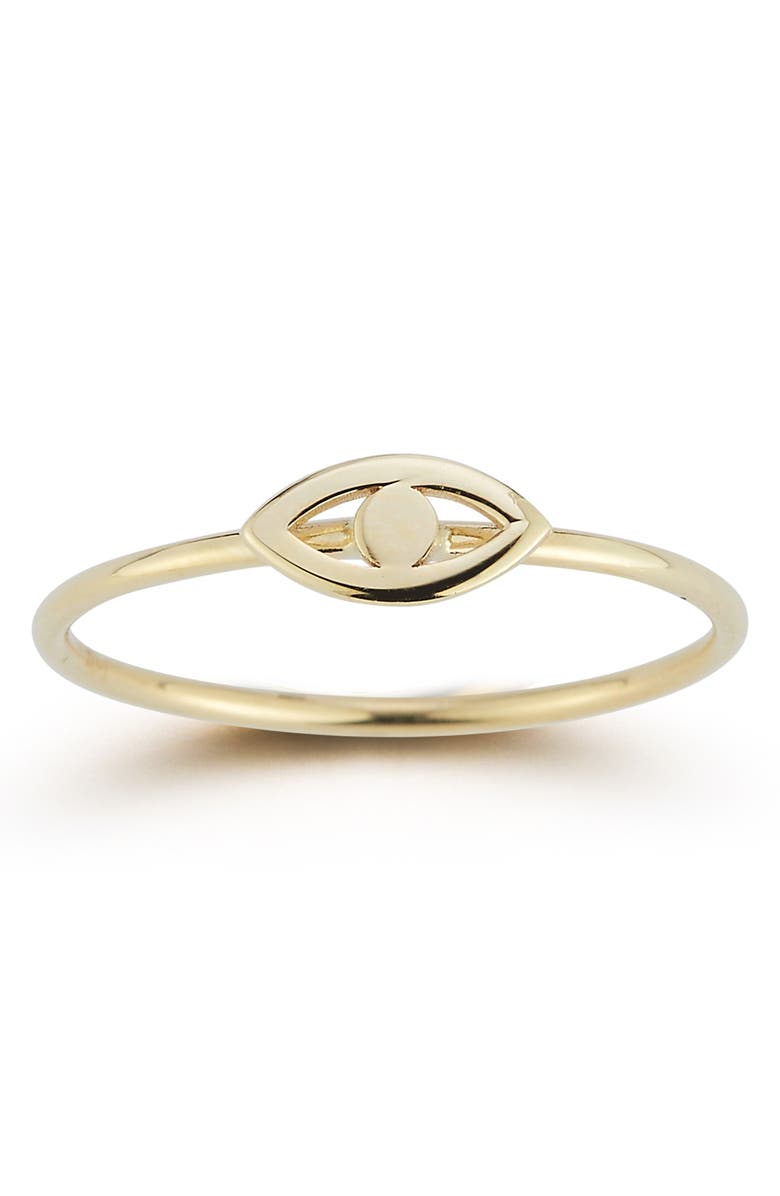 Ember Fine Jewelry 14K Gold Evil Eye Ring - Size 8 | Nordstromrack