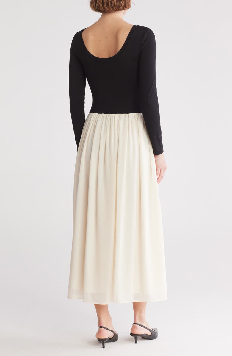 WAYF Colorblock Long Sleeve Dress | Nordstromrack