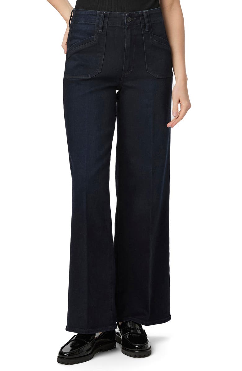 PAIGE Anessa Welt Pocket High Waist Wide Leg Jeans | Nordstrom