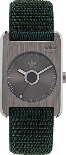 adidas Retro Pop One Nylon Strap Watch, 31mm | Nordstrom